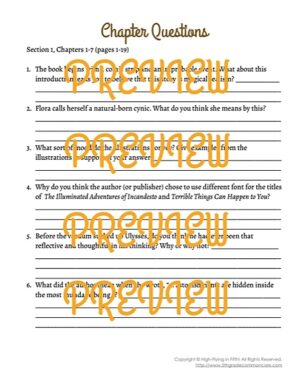 Flora & Ulysses Novel Study - Made By Teachers