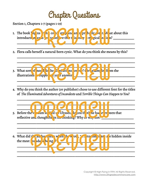 Flora & Ulysses Novel Study | Made By Teachers