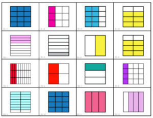 Equivalent Fractions Memory Game Digital & Printable | Concentration ...