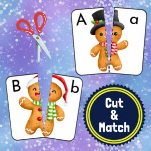 The Gingerbread Man Matching Game | Gingerbread Man Winter December ...