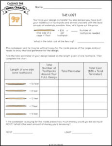 Perimeter Math Project: Fencing the Animals Project Based Learning ...