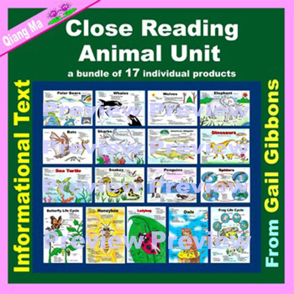 Close Reading: Animal Unit | Made By Teachers