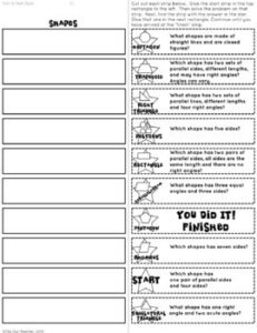 Polygon Math Puzzles Attributes of Polygons Math Puzzles - Made By Teachers