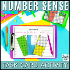 Number Sense Activity Cards - Addition, Subtraction, Decimals, Place ...