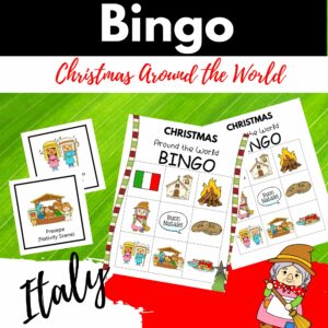 Holidays Around the World Christmas in Italy Bingo Memory Game | Made ...