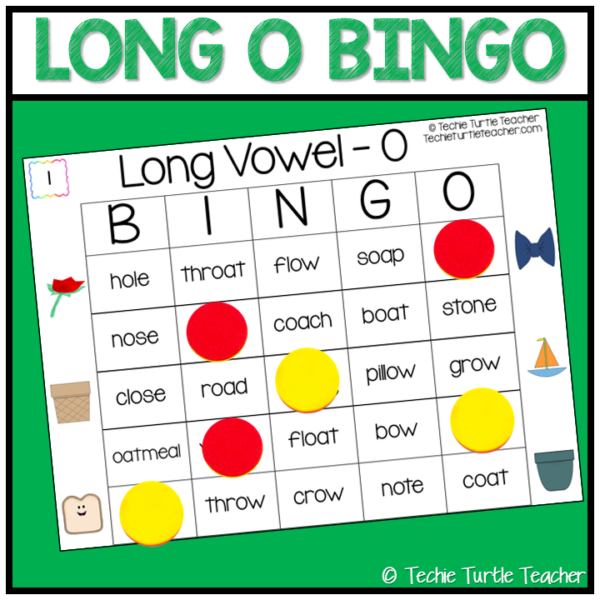 Phonics Game: Vowel Sounds Bingo - Long O - Decoding and Fluency ...