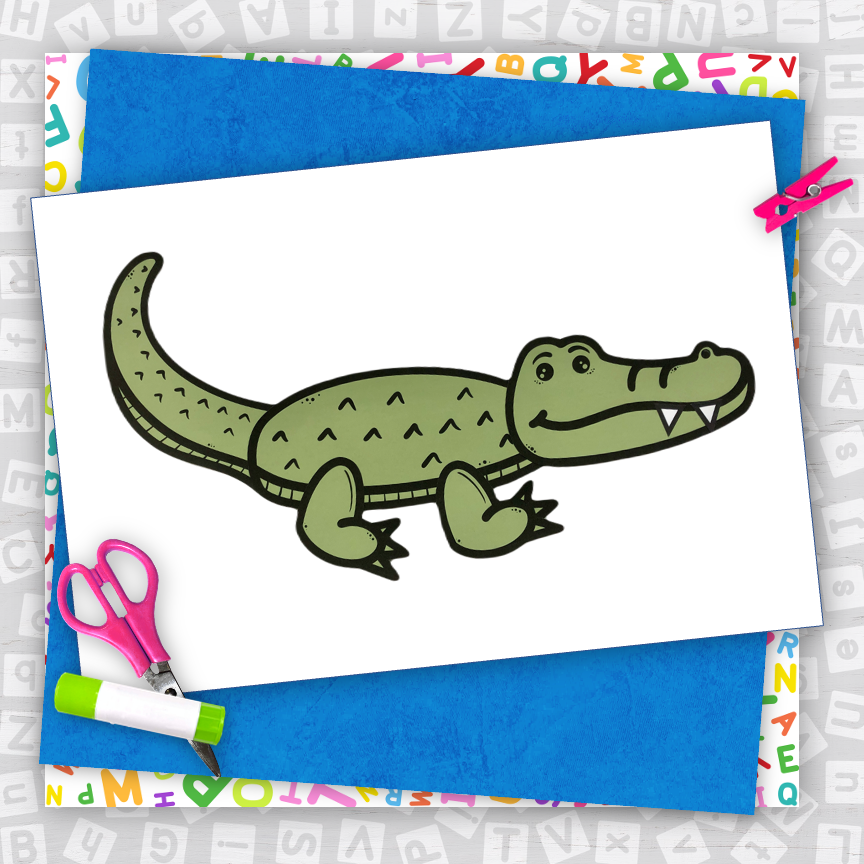 Alligator Craft | Louisiana Florida Mississippi State Symbols | Made By ...