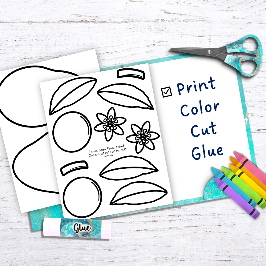 Avocado Craft | California State Symbols | Fruit Craft | Made By Teachers