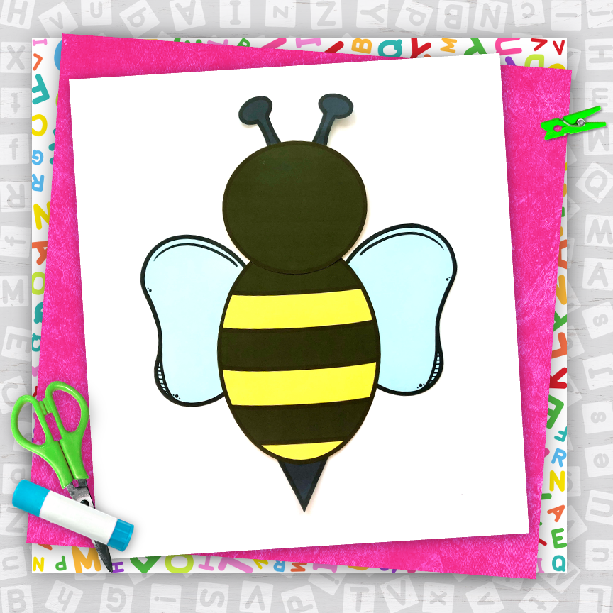 Bee Craft | Spring Craft | Insect Craft | State Symbols | Made By Teachers