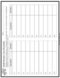 Multiplication Window Math (Multiplication Fact Practice) | Made By ...
