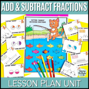 Adding & Subtracting Fractions with Like Denominators Lessons Math ...