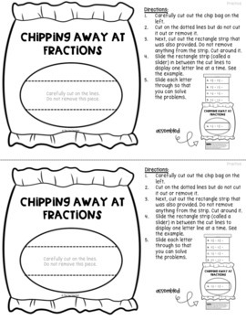 Adding & Subtracting Fractions with Like Denominators Lessons Math ...