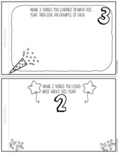 End of the Year Countdown Number Booklet | Made By Teachers