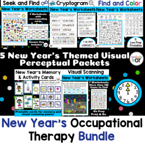 New Year's Occupational Therapy Bundle | Made By Teachers