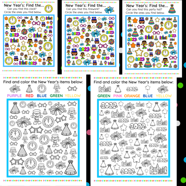 New Year's Occupational Therapy Bundle | Made By Teachers