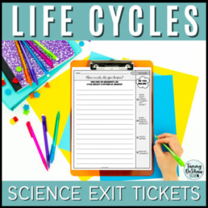 Life Cycles Science Exit Tickets or Science Writing Prompts | Made By ...