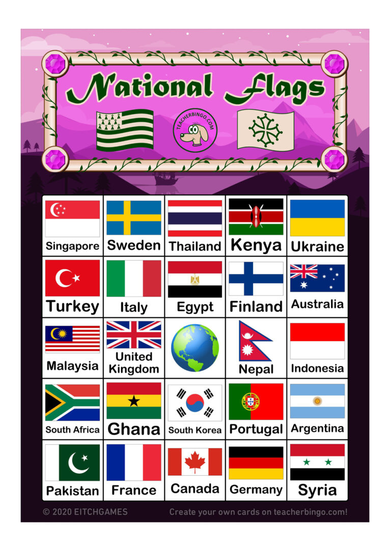 Mammals Bingo 4x4 (5 pages + call sheet) | Made By Teachers