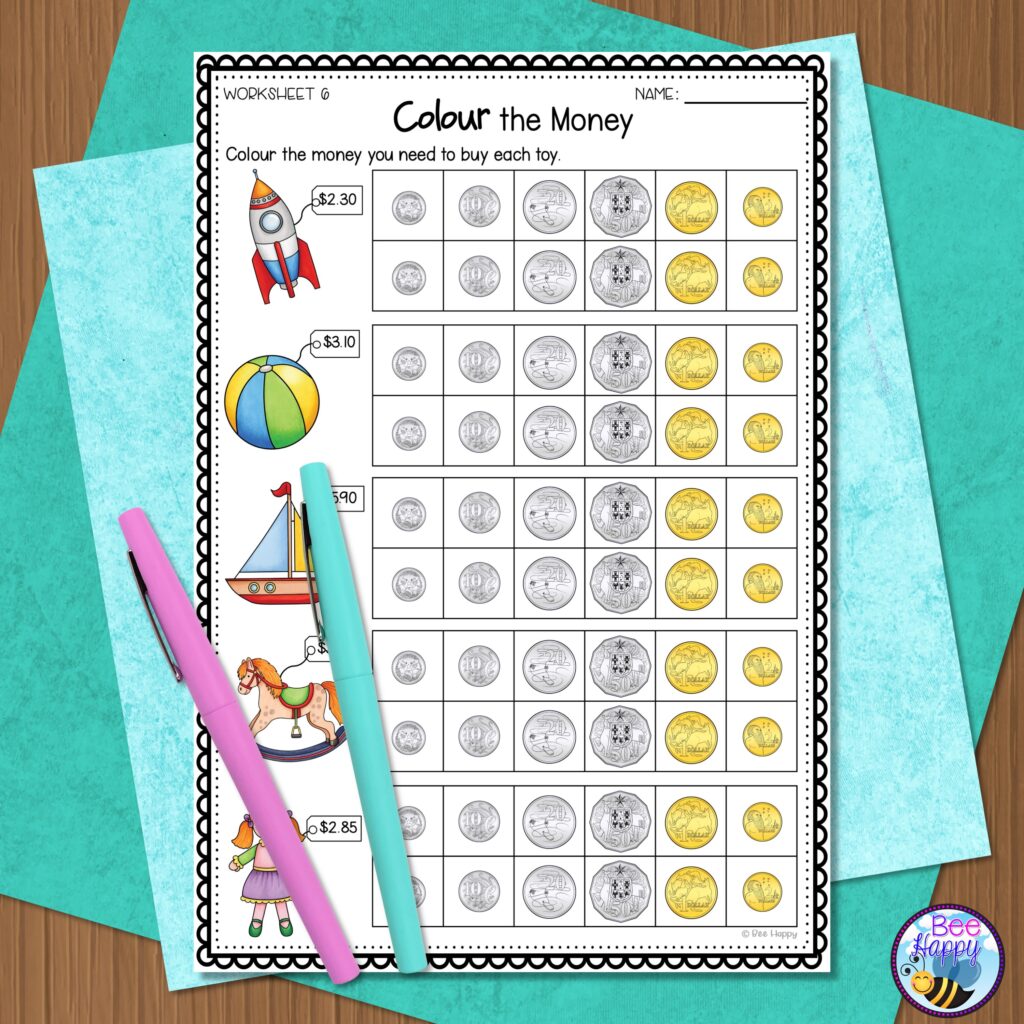 Australian Money Worksheets Year 2/3 | Made By Teachers