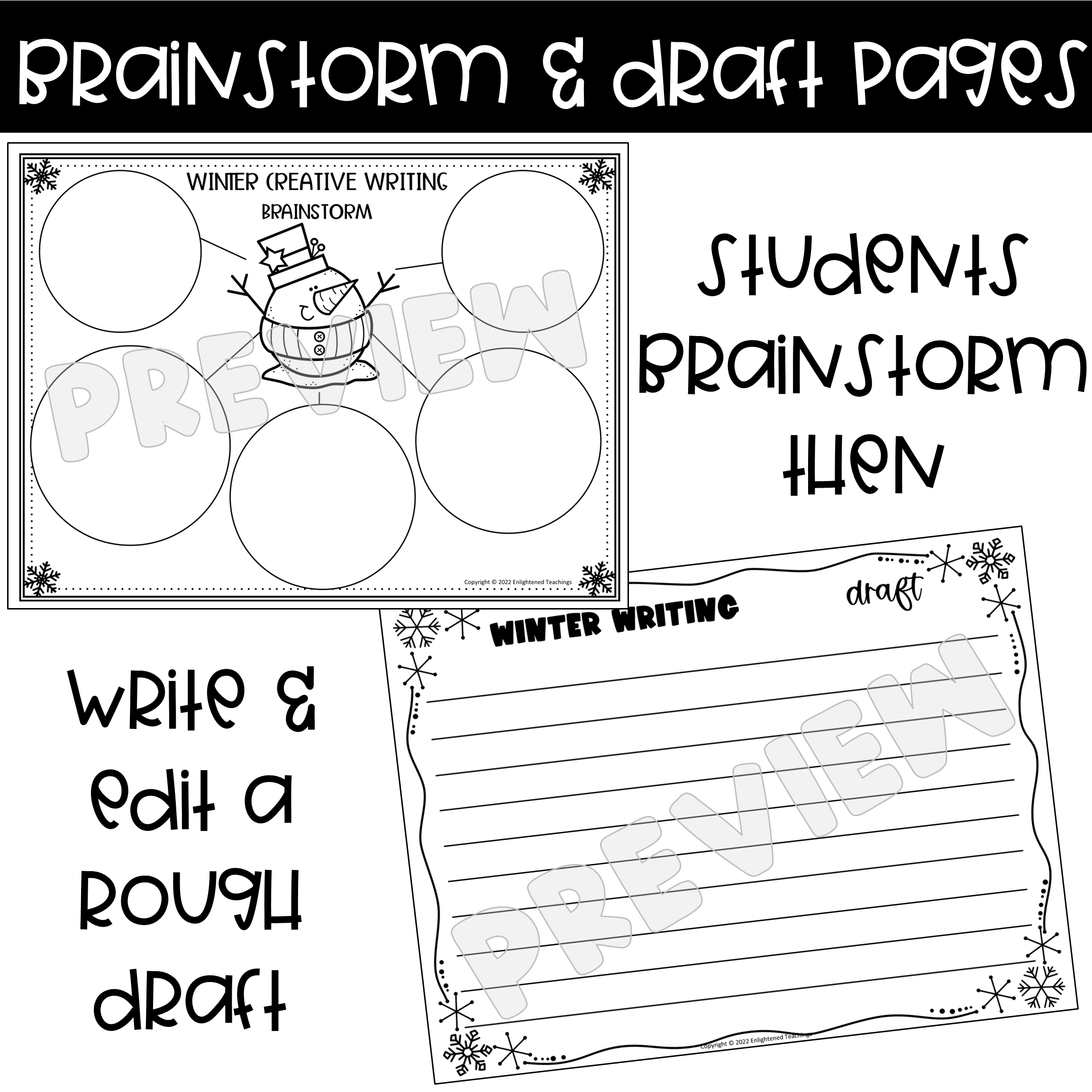 Winter Creative Writing Craft - Winter Writing Prompts | Made By Teachers