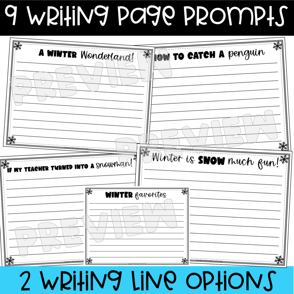 Winter Creative Writing Craft - Winter Writing Prompts | Made By Teachers
