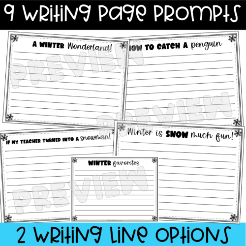 Winter Creative Writing Craft - Winter Writing Prompts | Made By Teachers
