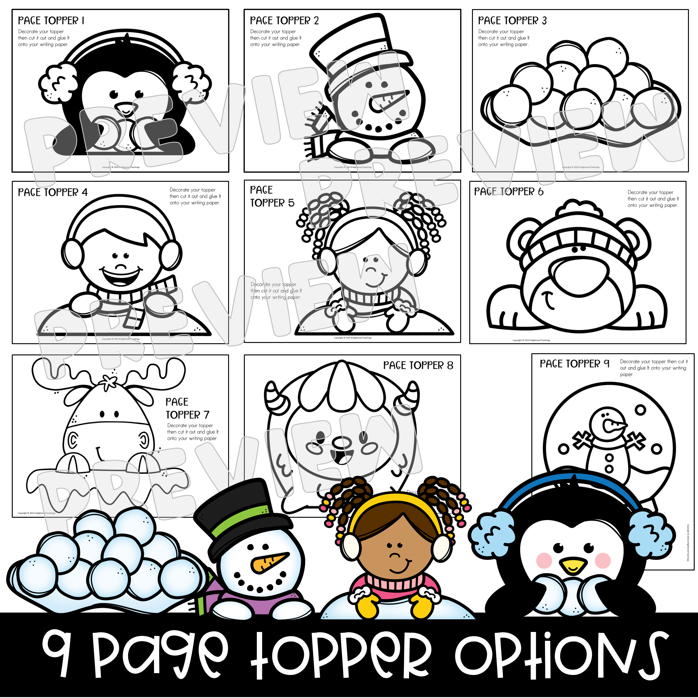 Winter Creative Writing Craft - Winter Writing Prompts | Made By Teachers