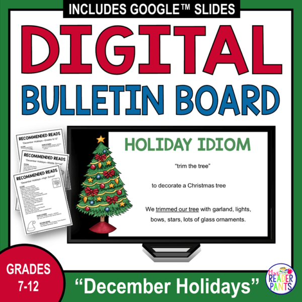 December Holidays Digital Bulletin Board - Christmas Around the World ...