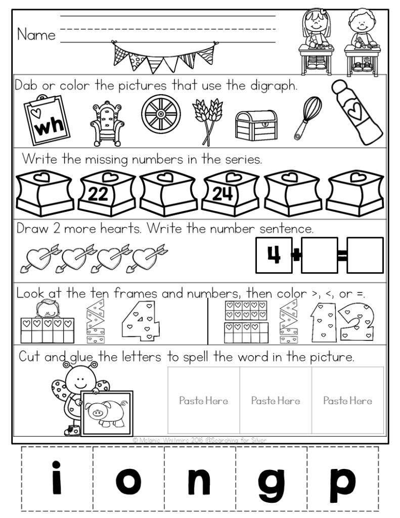 February Morning Work {Kindergarten} | Made By Teachers