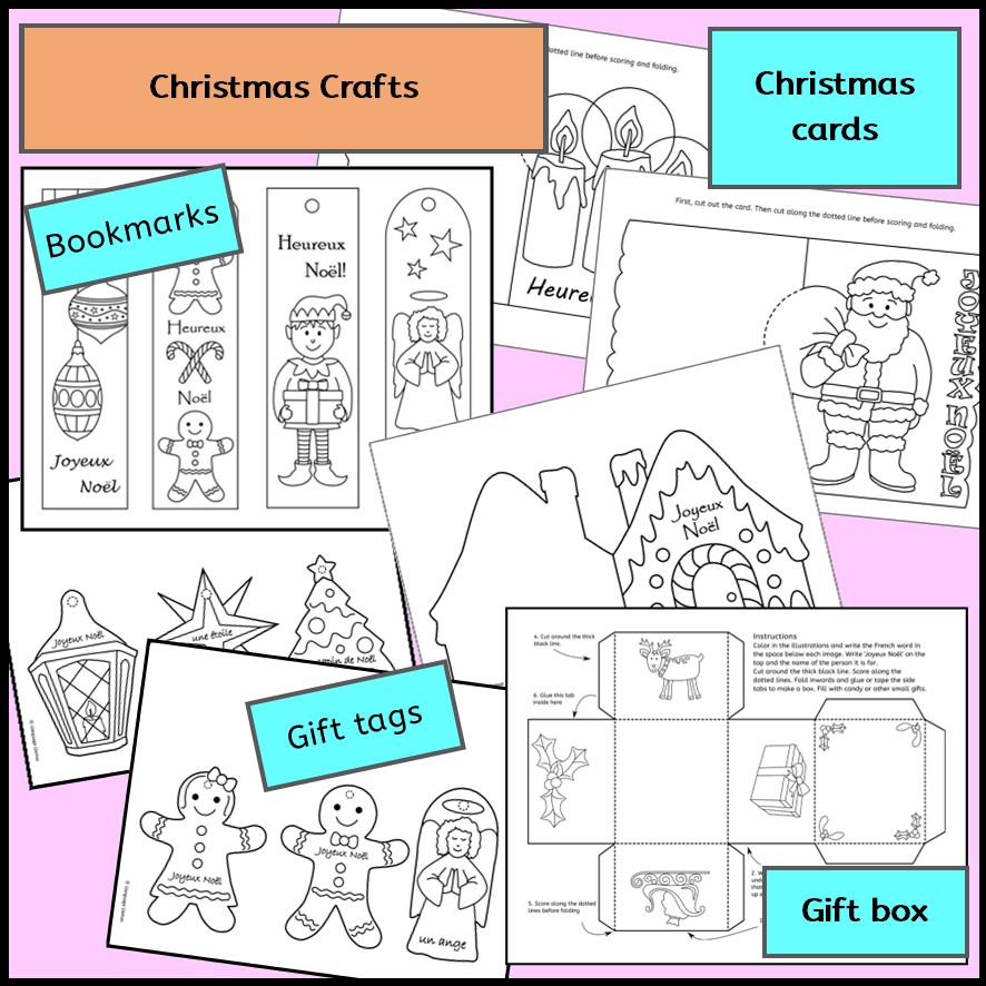 French Christmas - Noel - fun activities, worksheets, word wall, bingo ...