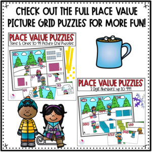 Place Value - Hundreds Tens and Ones - Winter Math Puzzles - FREE ...