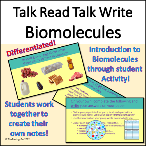 Talk Read Talk Write Biomolecules Student Made Notes | Made By Teachers