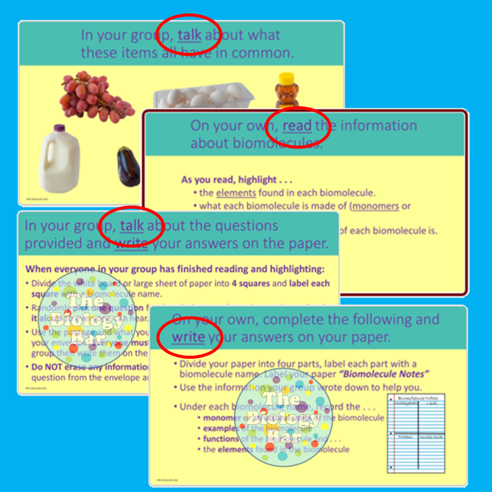 Talk Read Talk Write Biomolecules Student Made Notes | Made By Teachers