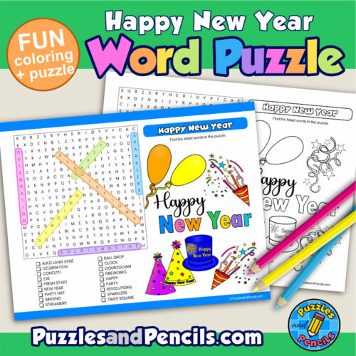 Monkey Word Search Puzzle Activity Page with Coloring | Wordsearch ...