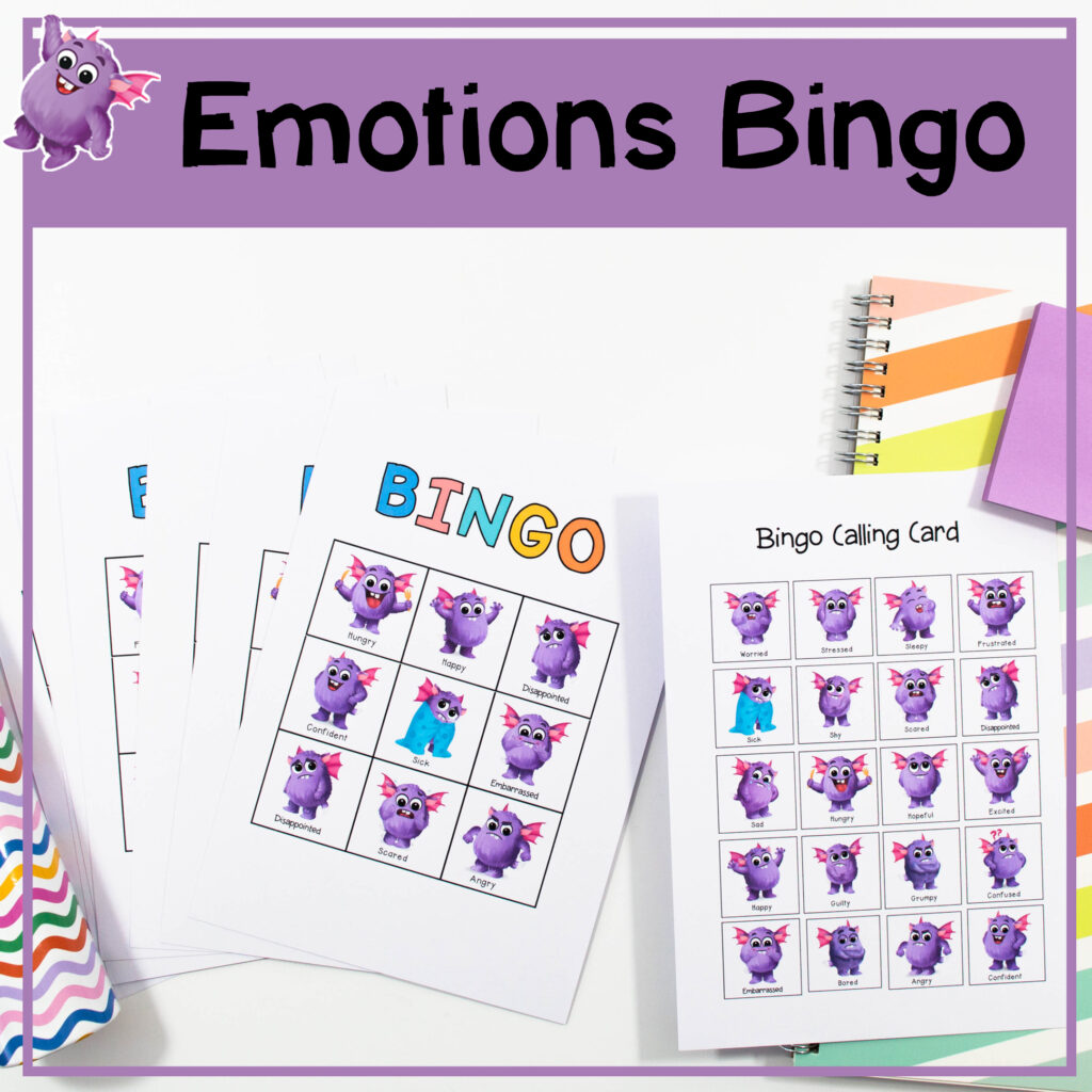 Emotions Bingo for Learning about Emotions and Feelings | Made By Teachers