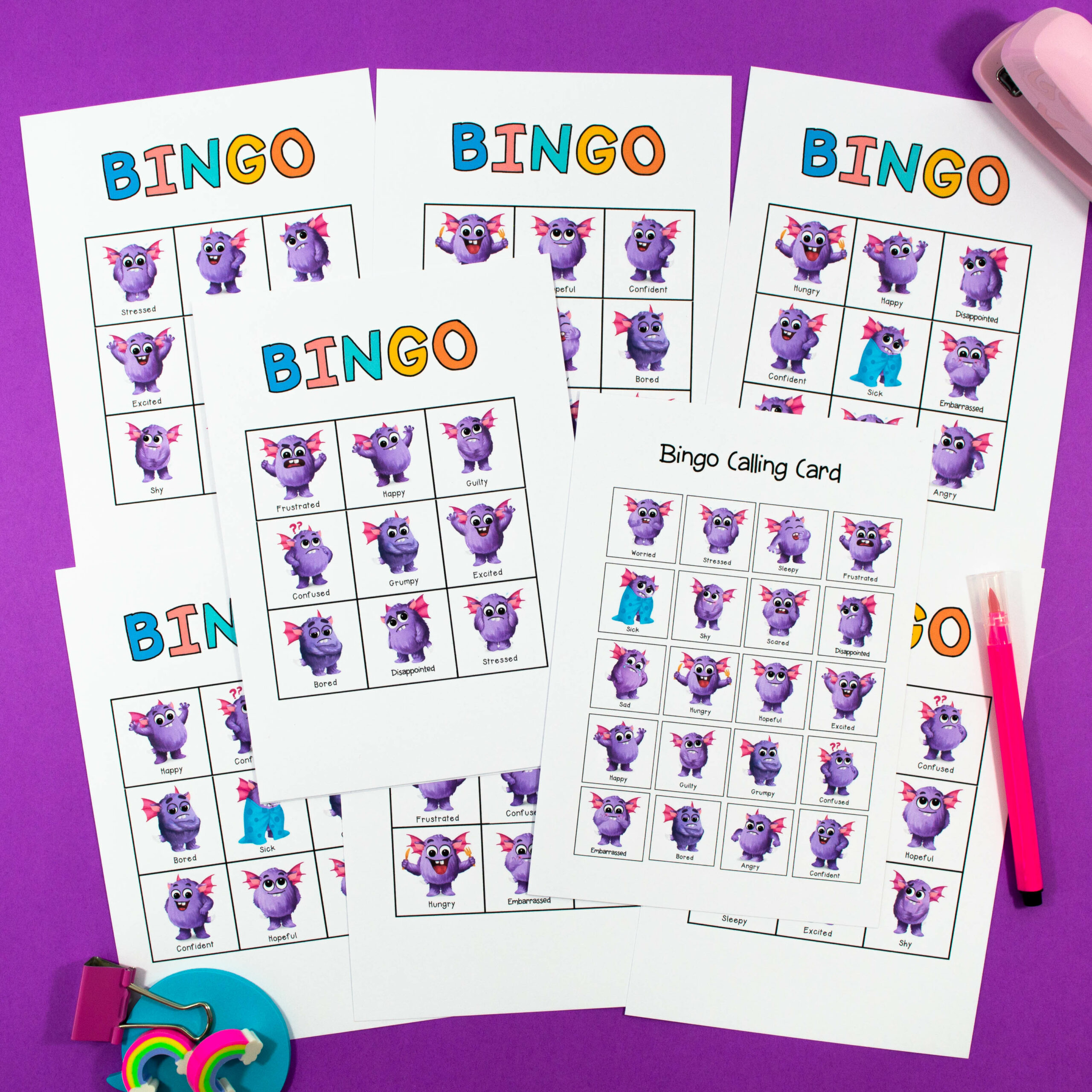 Emotions Bingo for Learning about Emotions and Feelings | Made By Teachers