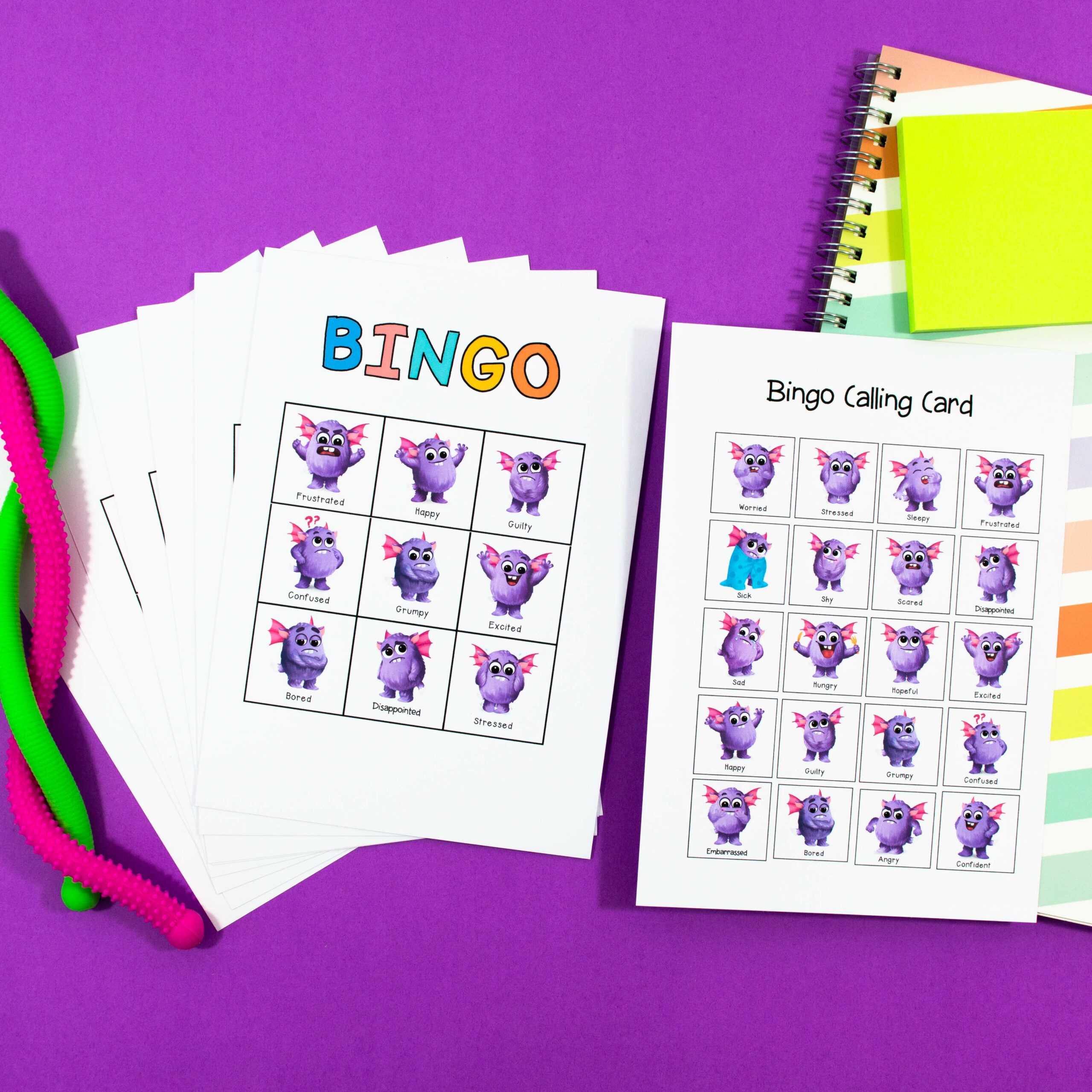 Emotions Bingo for Learning about Emotions and Feelings | Made By Teachers