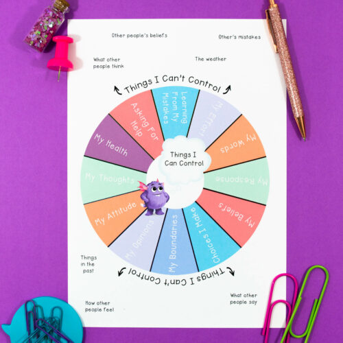 Things I Can Control Poster Pack for Emotional Regulation Poster and ...