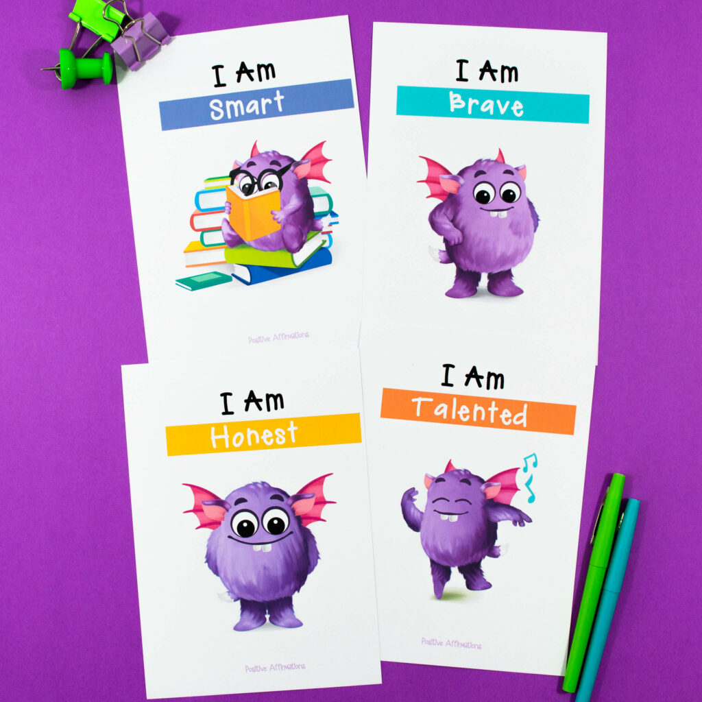 Positive Affirmations Poster Pack Encourage A Positive Mindset A3 and ...
