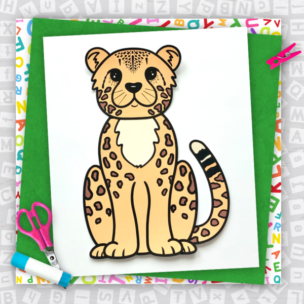 Cheetah Craft | Zoo Animal Craft | Made By Teachers