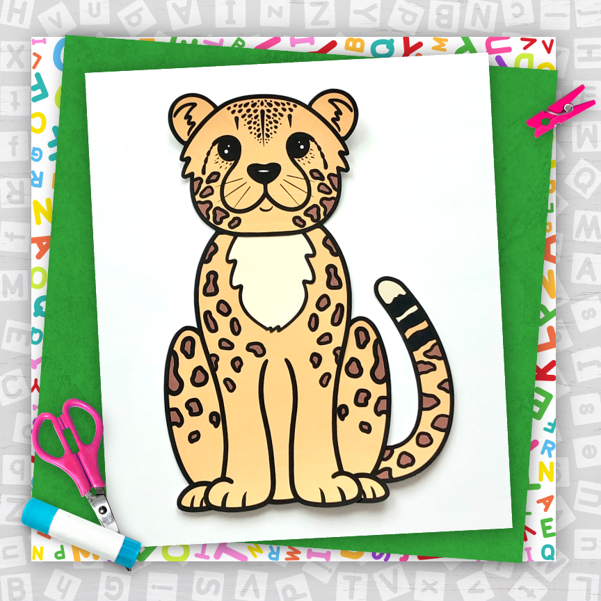 Cheetah Craft | Zoo Animal Craft | Made By Teachers