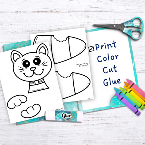 Candy Corn & Cat Craft for October or Halloween | Made By Teachers