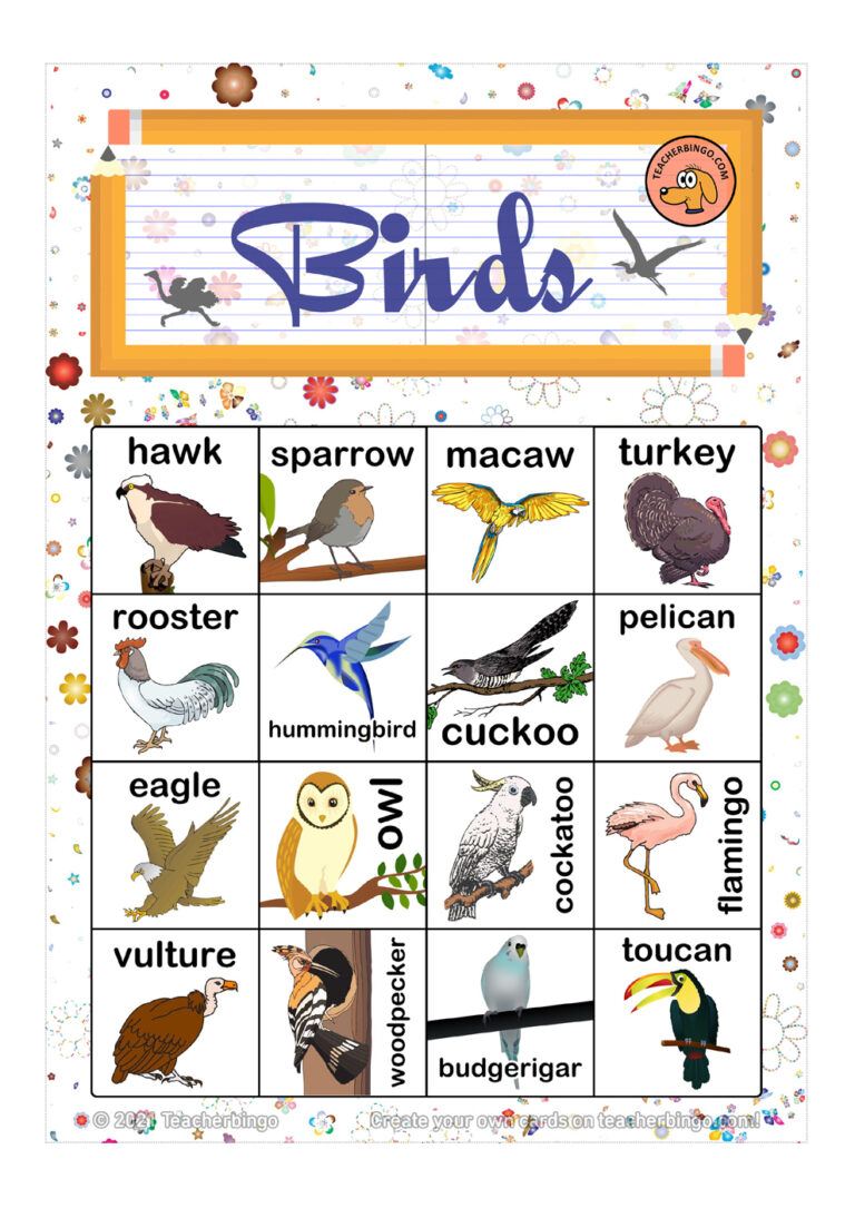 Sea Animals Bingo 7x7 (100 pages + call sheet) | Made By Teachers