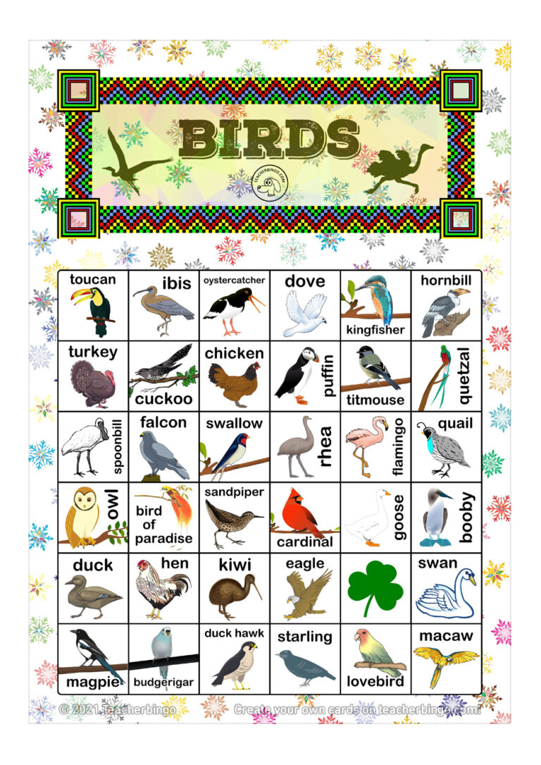 Musical Instruments Bingo 6x6 (5 pages + call sheet) | Made By Teachers