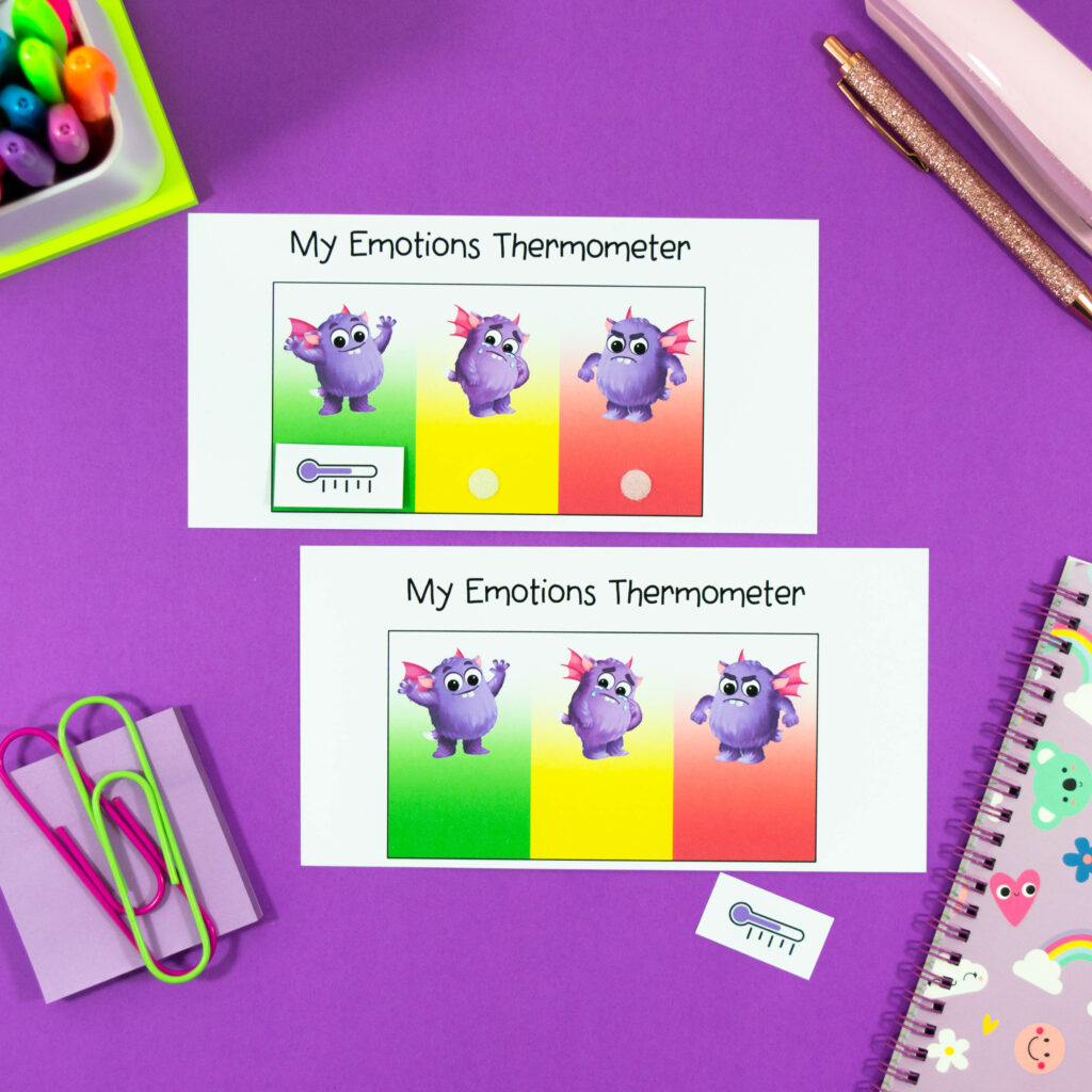 My Emotions Thermometer for Indivdual Emotions and Mood Tracking | Made ...