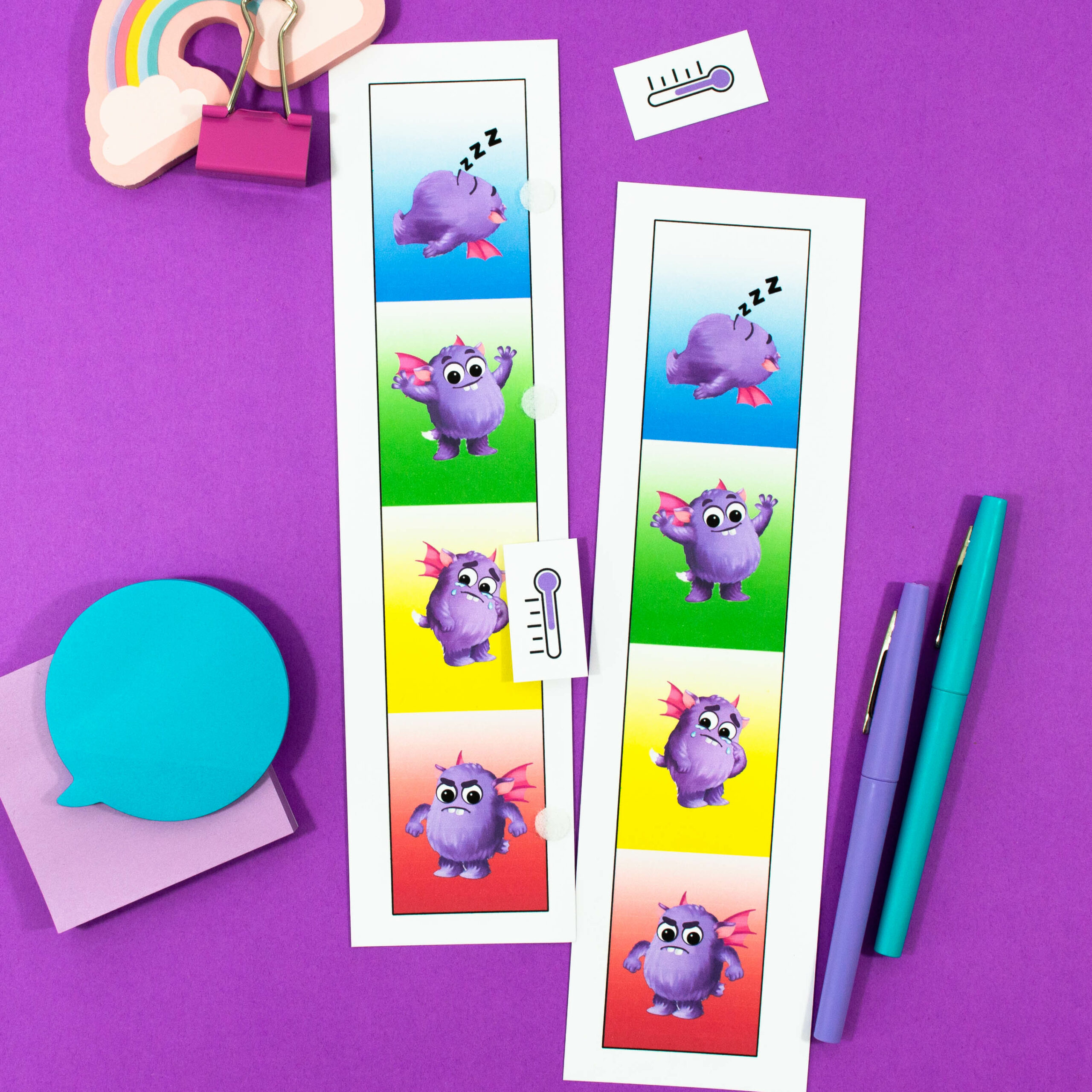 My Emotions Thermometer for Indivdual Emotions and Mood Tracking | Made ...