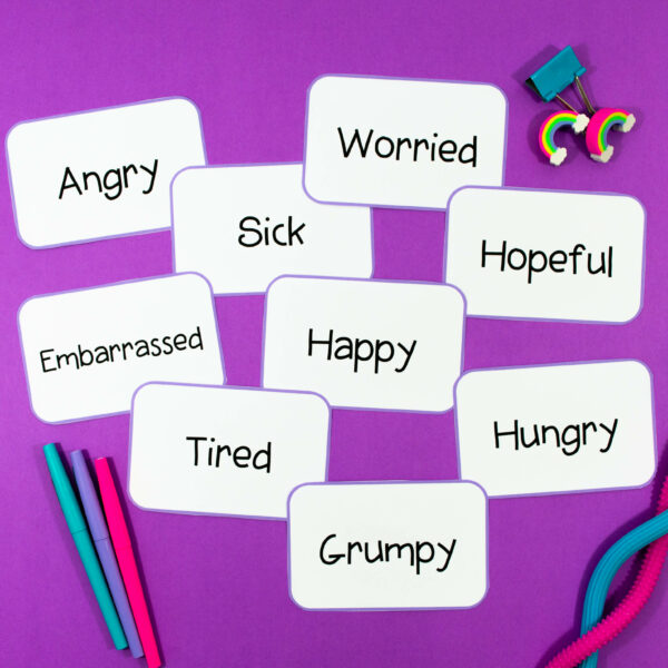 Recognise & Identify Feelings & Emotions Flashcards - Emotional ...