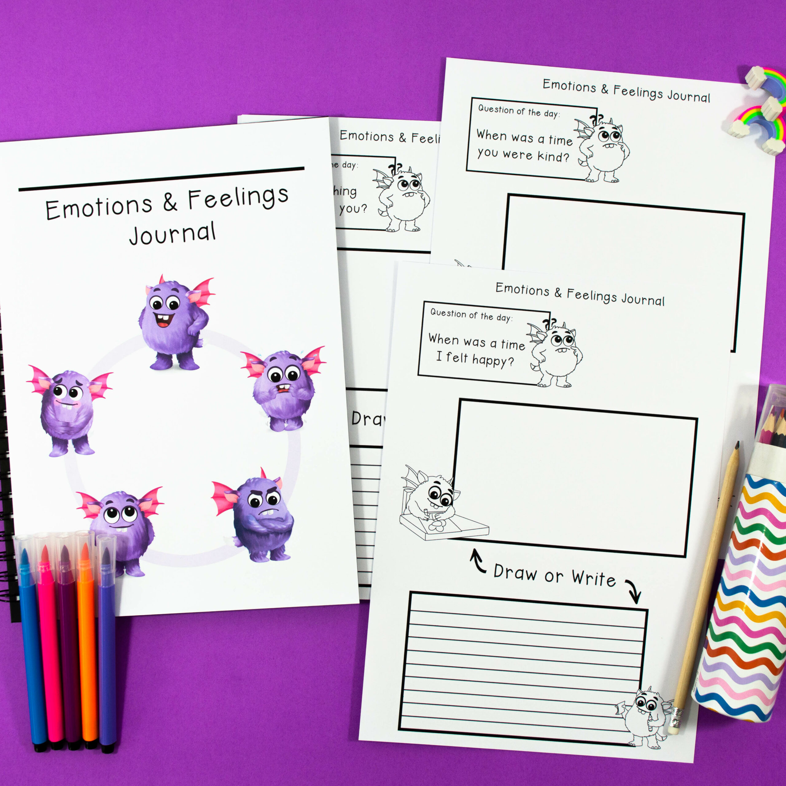 Emotions and Feelings Journal for Daily Reflection on Feelings and ...