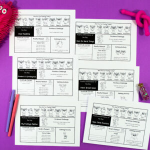 Daily Feelings & Emotions Check In Chart - Mindfulness Printable ...