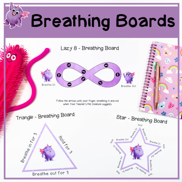 Breathing Boards for Calm Corner - Printable Calming Self Regulation ...