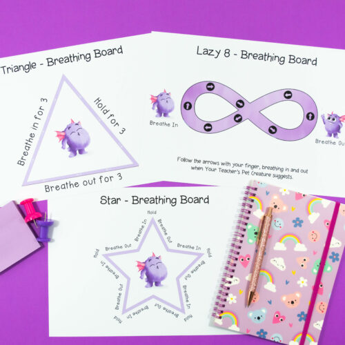 Breathing Boards for Calm Corner - Printable Calming Self Regulation ...